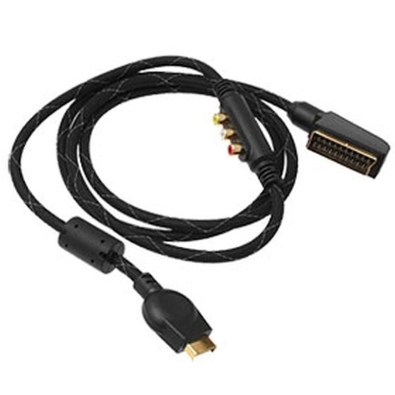 PS2 / PS3 RGB-kabel m. ekstra av-udgang | Konsol-chips.dk